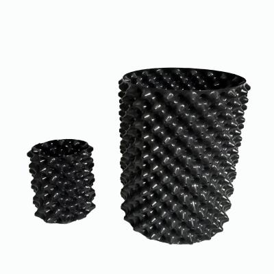 China Round 15cm High Durable 1.5 Gallon Plastic  0.7mm PP Air Pruning Pots for sale