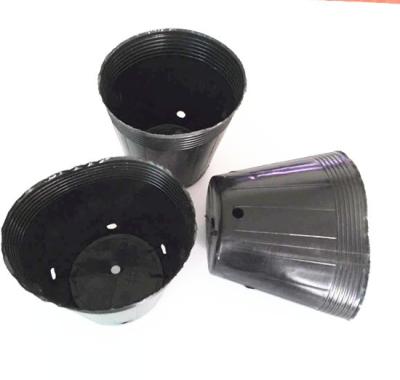 China Manufactory custom design soft PS PVC plastic 1 gallon pots for tree flower seedlings for sale