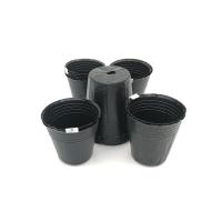 China wholesale black soft plant plastic flower pots for sale