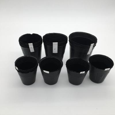 China plastic plant pots black plastic flower pots wholesale for sale