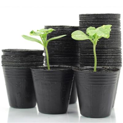 China wholesale black  plastic soft blister flower seeds pot for Garden supplies for sale