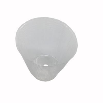 China Transparent Plastic flower nursery pot  with various size for sale