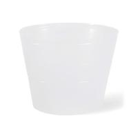 China White plastic nursery pots Pure HDPE nursery pot soft flower pot in low price for sale