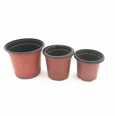 China wholesale Two-color plastic flower pot for Orchid seeds for sale