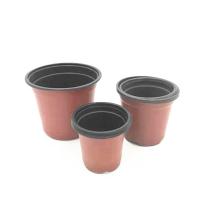 China Red Round Shape Plastic Flower Plant seeds Pots For Garden air pruning pot for sale