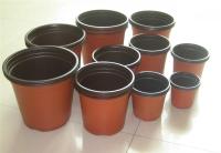 China 15cm Top Dia Disposable Plastic Flower Pots Cactus 5 Gallon Planter for sale