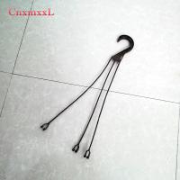 China High Grade HDPE UV Resistant 1% Plastic Hanging Hook ODM Flower Pot Hanger for sale