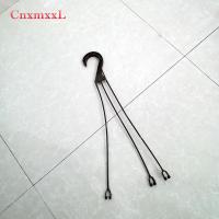 China High Grade HDPE UV Resistant 1% Plastic Hanging Hook ODM Flower Pot Hanger for sale