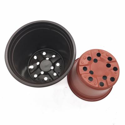 China Tobacco Ecofriendly 90mm Dia Seedling Plastic Flower Pots 66mm High for sale