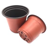 China Tobacco Ecofriendly 90mm Dia Seedling Plastic Flower Pots 66mm High for sale