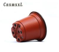 China Tobacco Ecofriendly 90mm Dia Seedling Plastic Flower Pots 66mm High for sale