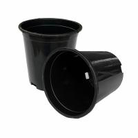 China Durable Large 165mm Diameter Hard  Plastic Flower Pots 17cm Height for sale