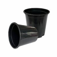 China Durable Large 165mm Diameter Hard  Plastic Flower Pots 17cm Height for sale