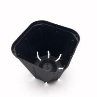 China OEM Small Square Fleshy Orchid Plastic Flower Pots Injection Molded for sale