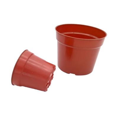 China Wholesale PP hard Plastic flower pots plastic plant pot for sale