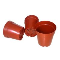 China hydroponics plastic flower pot 1 gallon nursery pot plastic hanging planter flower plant large PP bonsai container in low price for sale