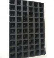 China 72 cells vacuum forming vegetable fruit nursery seed plastic trays for sale