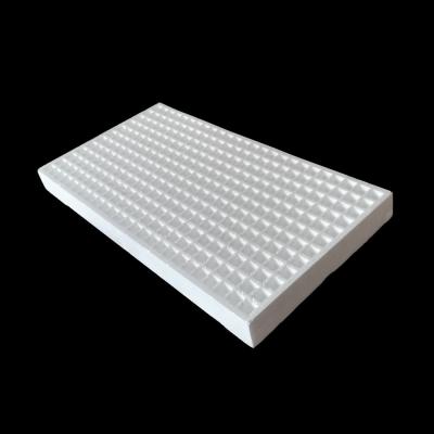 China Tear Resistant White Foam Seedling Tray With 105 128 200 Cells for sale