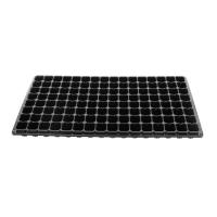 China Durable Thick Plastic 128 Cell Plug Tray For Seed Germination Without Holes for sale