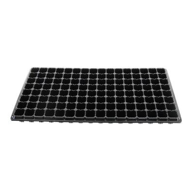 China Durable Thick Plastic 128 Cell Plug Tray For Seed Germination Without Holes for sale