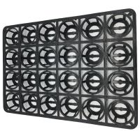 China Injection Mould 24 Holes HDPE Plastic Nursery Tray Pot Carry Tray OEM for sale