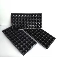 China 1.5inch Hole Germination Plastic Planting Trays Anti Aging 72 Cell Propagation Tray for sale