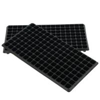 China Plastic seeding tray with many kinds of holes for you to plant planters 128 holes seedling tray for sale