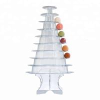 China New Design 10 Tier Macaron Tower Disposable Food Tray for sale