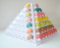 China Multifunctional 7 tiers macaron tower macaron display stand for wholesales for sale