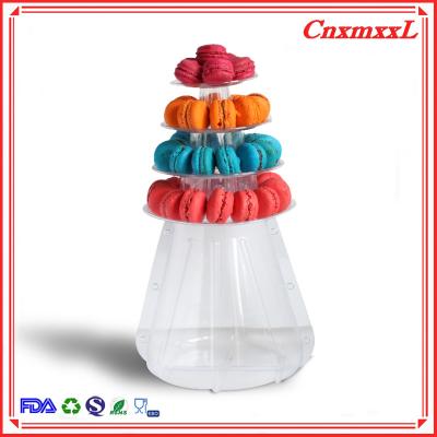 China 4 tier macaron tower for sale