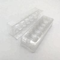 China 6 blister tray clear macaron plastic packaging container boxes & reusable macaron trays with 0.55 mm clear food grade PET for sale
