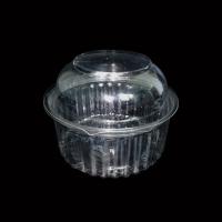 China Biodegradable 18cm Food Grade PET Plastic Tray for Salad and Vegetable Packaging for sale