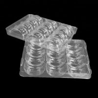 China Square Folding Plastic Macaron Packaging 12 Pack Macaron Blister Tray for sale