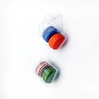 China Transparent thermal forming blister tray 2 pack macaron packaging box for sale