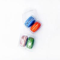 China PVC/PET macaron packaging vacuum cut mold blister tray packaging with 2 cavities for sale