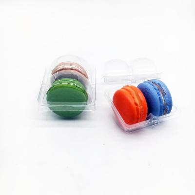 China Reusable Macaron Packaging Tray Blister 2 Pack Box for sale