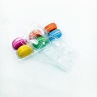 China Bespoke PVC/PET plastic macaron packaging tray clear 6 cells blister tray for sale
