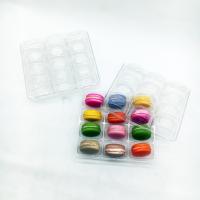 China 12 pack Clear PVC/PET blister macaron  package cake/cookie/canday packaging for sale