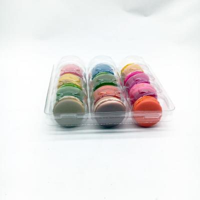 China 12 Cavity Macaron Tray Bespoke Plastic Blister Packaging Tray for sale