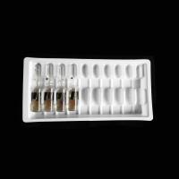 China High Quality Plastic Ampoules Tray 1ml 2ml 5ml 10ml Plastic Clear Blister Packaging Vials Blister Tray Box for sale