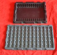 China Antistatic Black ESD Tray For Electronic Components PCB for sale