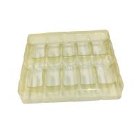 China Vacuum Formed 0.2mm Thick Vial Blister Packaging Rectangular Clear Blister Tray for sale