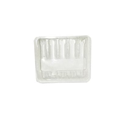 China plastic tray for ampoule vial tray packaging ampoule box1ml,2ml, 3ml,5ml, 10ml plastic vial tray blister can be customization for sale