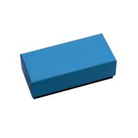 China Rectangle Blue French Macaron Paper Gift Box Packaging With Insert Tray for sale
