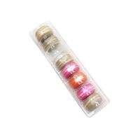 China Transparent 8pc macaron box blister PVC/PET macaron tray macaron packaging box/tray for sale