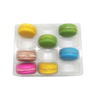 China Single piece 12 macaron pack tray clear plastic macaron tray blister tray macaron packaging for sale