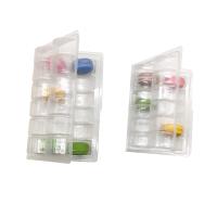 China 6 Pack Custom Macaron Clear Tray Recyclable Plastic Chocolate Tray for sale