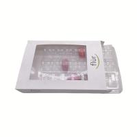 China White Plastic Inner Tray Kraft Paper Box Recyclable 24pcs for Macaron Packaging for sale