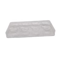 China macaron carry box confectionery plastic box cookie clamshell box dessert clamshell container  6 cavities macaron box 6 cell macaron tray for sale