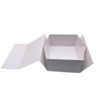 China White Rigid Folding Gift Paper Box Packaging For Clothes And Shoes for sale